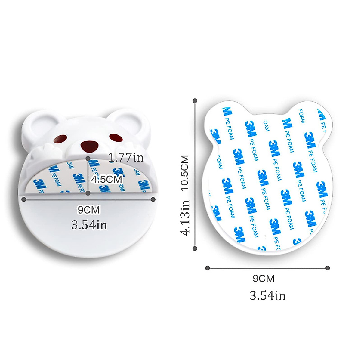 Child Safety Cabinet Locks, Cabinet Wall Anchors Protect Toddler and Pet from Falling Furniture, 2-Pack Baby Anti-Tip Furniture Anchor Straps, for Cabinets Drawers Fridge, Easy Installation（White）…