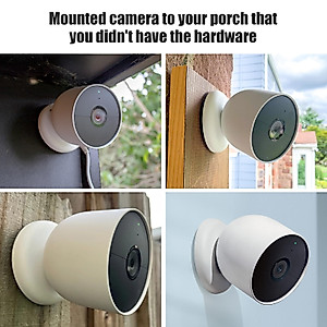 Wall Mounting Plate Replacement for Google Nest Cam Battery (Outdoor or Indoor), Replacement part for Locking Collar / Wall Anchors Compatible with Nest Camera (Nest Cam & Mounting Dome Not Included)