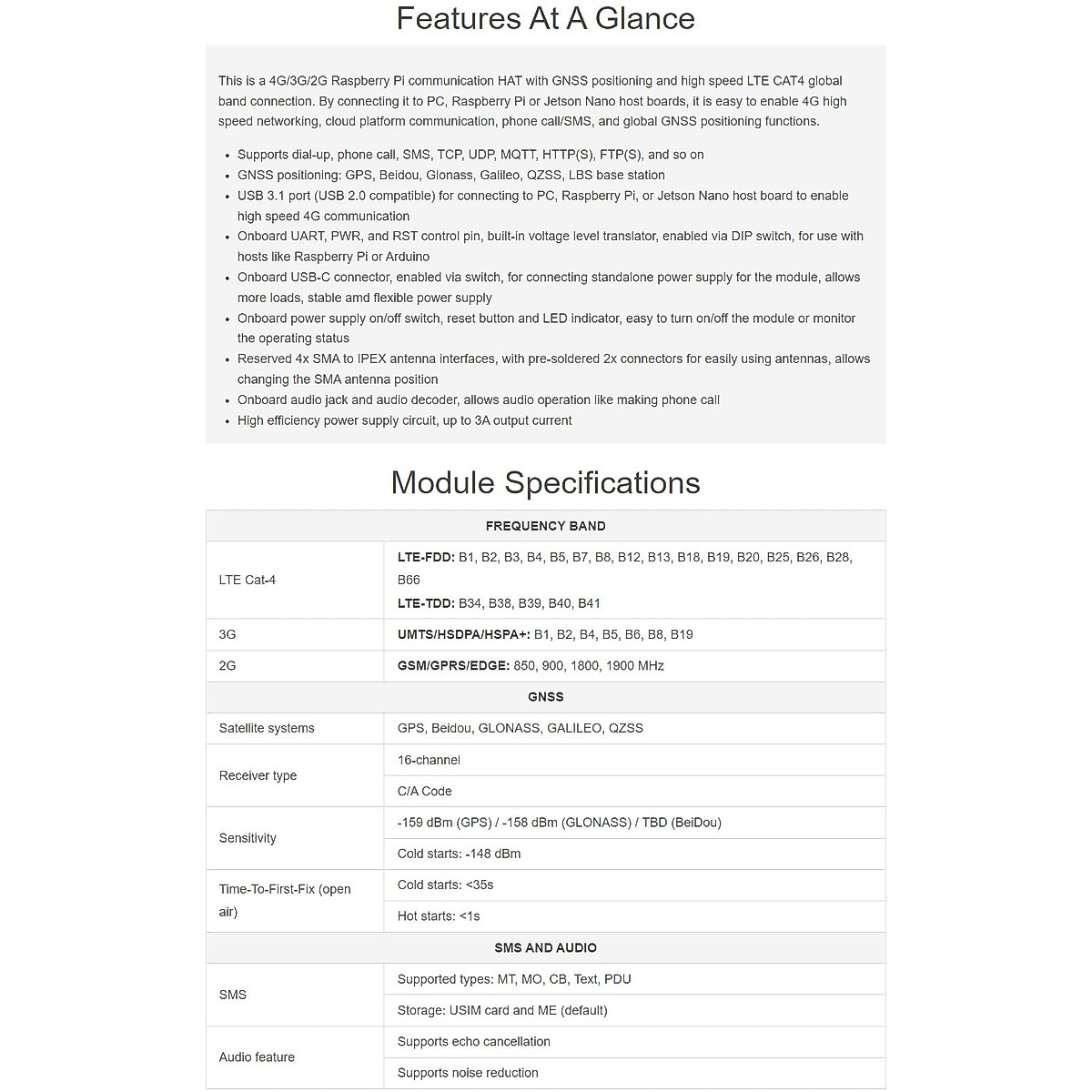 Waveshare SIM7600G-H M.2 4G HAT, Compatible with Raspberry Pi 5/4B/3B/Zero/Zero W/Zero 2W/Pico/Pico W/Pico WH, LTE CAT4 High Speed Global Coverage Multi Band 4G/3G/2G, GNSS