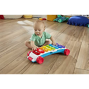 Fisher-Price Baby To Toddler Learning Toy Giant Light-Up Xylophone Pull-Along With Music & Phrases For Ages 9+ Months
