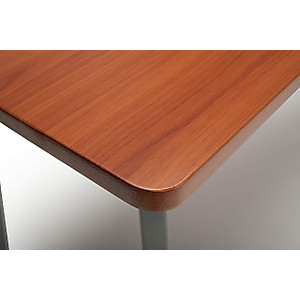 OFM Table Computer Desk, 55, Cherry