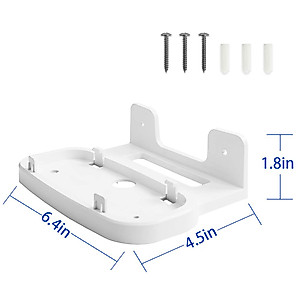 VOMENC Wall Mount Holder for ASUS ZenWiFi AX AC (XT8 CT8 XT9) Whole-Home Tri-Band Mesh System WiFi 6 System Wall Bracket Hanger Stand Compatible with ASUS ZenWiFi AX AC (White 1Pack)