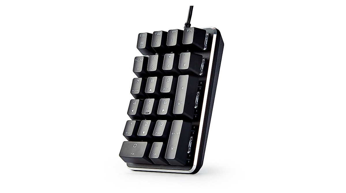 Qisan Mechanical Numeric Keypad with Blue Backlight