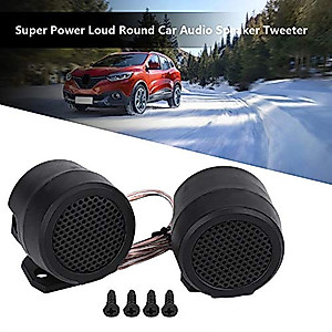 Outdoor Car Speakers 12V 500W Car Round Super Power Loud Audio Speaker Tweeter Loudspeaker Car Audio Surface Mounted for Car Truck Boat 2PCS