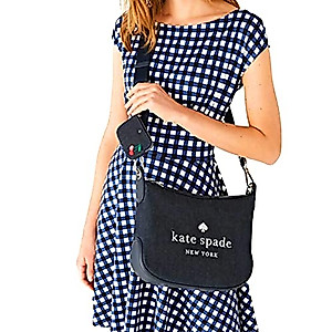 Kate Spade Rosie Cherry Embroidered Denim Crossbody Bag + Zip Coin Pouch