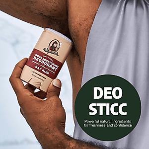 Dr. Squatch Natural Deodorant for Men – Odor-Squatching Men's Deodorant Aluminum Free - Summer Citrus + Cool Fresh Aloe (2.65 oz, 2 Pack)