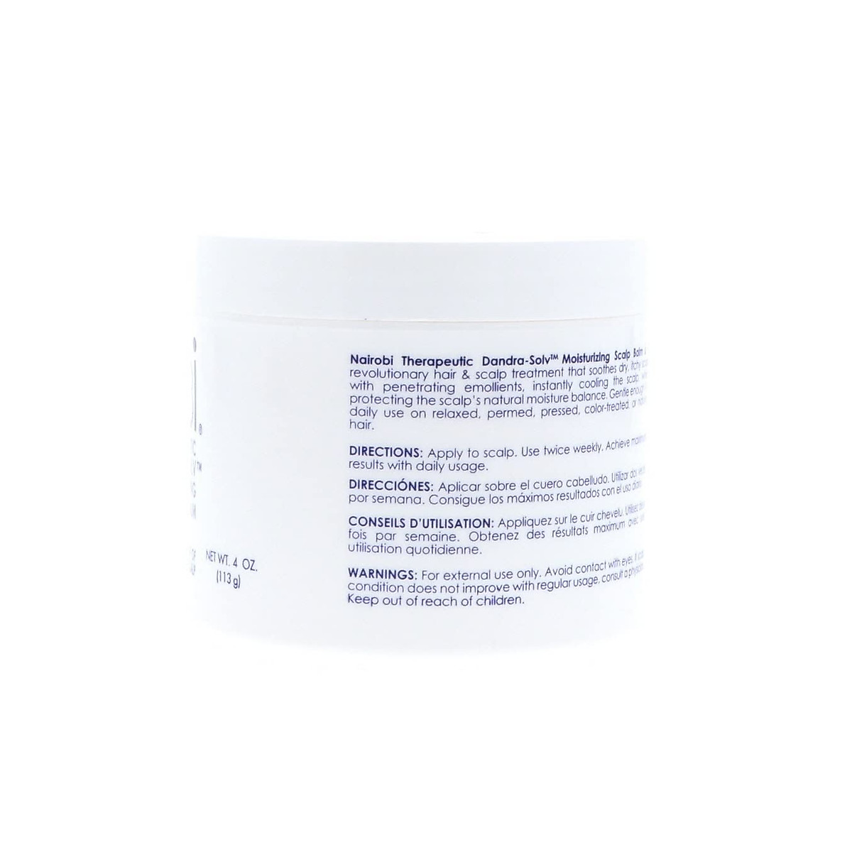 Nairobi Therapeutic Dandra-Solve Moisturizing Scalp Balm Unisex, 4 Ounce