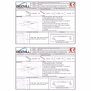 KAISERAUM Toilet Paper Holder with Mock Marble Shelf, Wall-Mounted Tissue Paper Roll Holder with Phone Shelf, GV-129-1, Chrome, Max Toilet Paper Roll Size (4.13x5.5 inch)