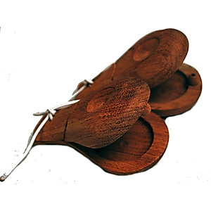 Pair of Traditional Wooden Spanish Flamenco Castanets made from Rosewood