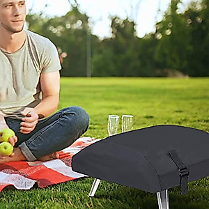 Blackhoso Carry Cover 600D Heavy Duty Pizza Oven Cover for Ooni Koda 16 Pizza Oven - Dust-proof, Water-proof and UV-proof