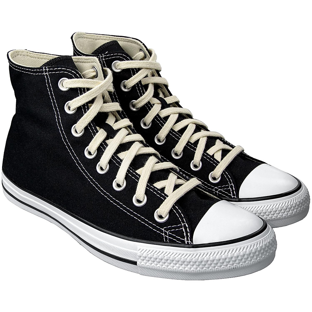 Endoto 2 Pairs Shoelaces for Converse Sneaker Shoes Flat Laces Replacement(Color:Beige,Size:54Inch)