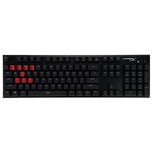 HyperX Alloy FPS - Mechanical Gaming Keyboard & Accessories - Compact Form Factor - Linear & Quiet - Cherry MX Red - Red LED Backlit (HX-KB1RD1-NA/A1) (Renewed)