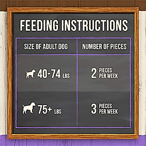 Merrick Natural Cuts Rawhide Free Dog Treats Filled Chew Made with Real Meat and Whole Foods, Venison, 0.71 pounds