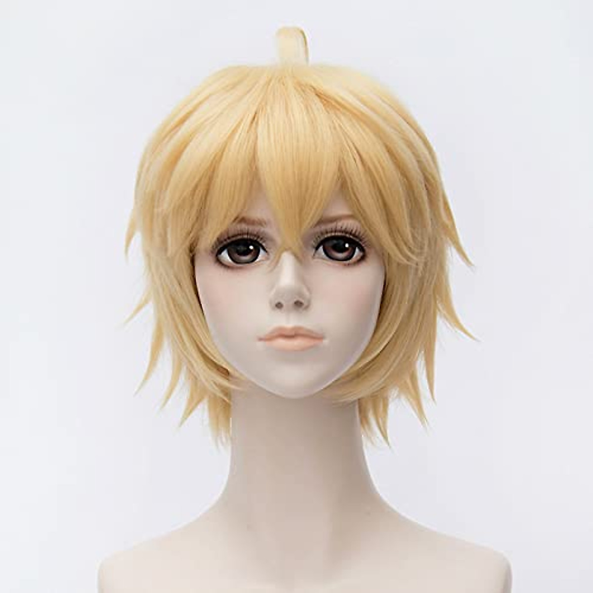 Kadiya Blonde Short Cosplay Wig Heat Resistant Synthetic Hair