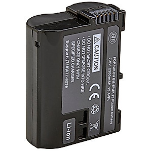 BM Premium 2 Pack of EN-EL15B Batteries for Nikon Z6, Z7, D780, D850, D7500, 1 V1, D500, D600, D610, D750, D800, D800E, D810, D810A, D7000, D7100, D7200 Digital Cameras