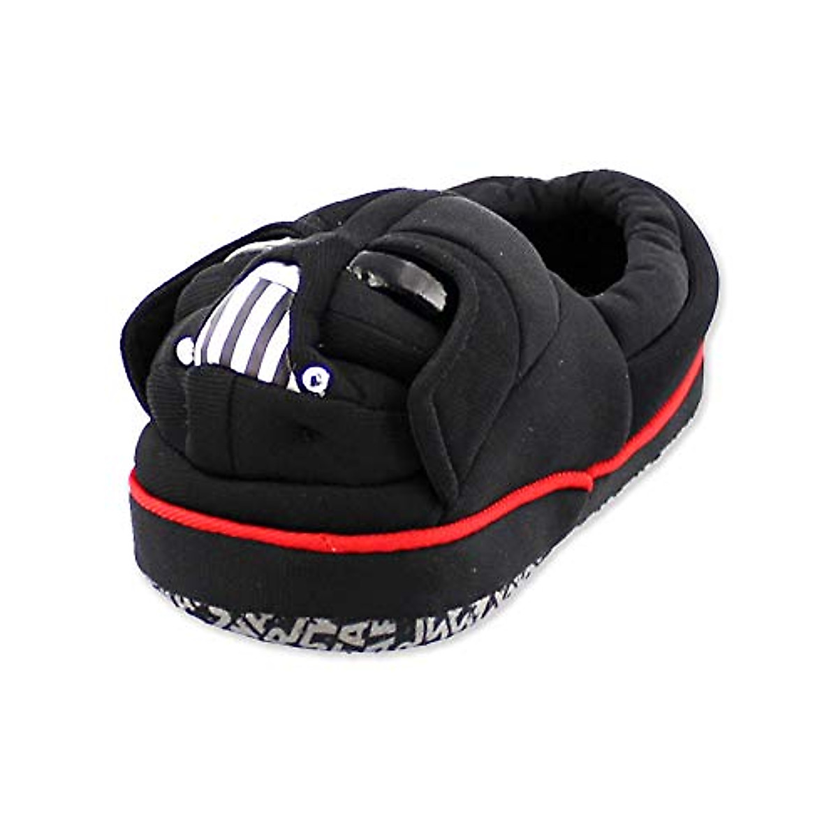 Josmo Kids Star Wars Darth Vader Toddler Boy's Plush A-Line Slippers with 3D Head (11-12 M US Little Kid, Black)