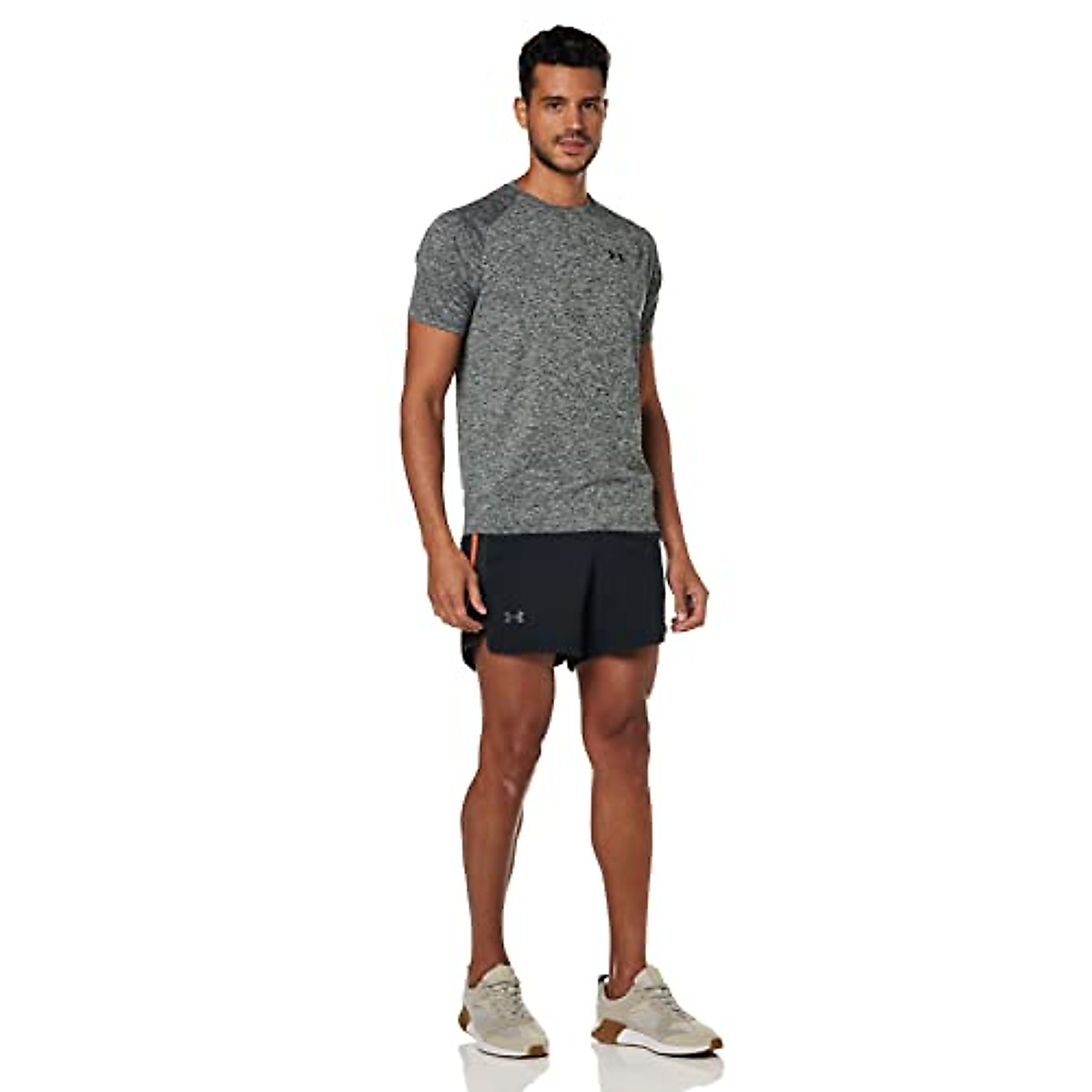 Under Armour Men's Launch 5-inch Shorts , Black (001)/Reflective , Medium