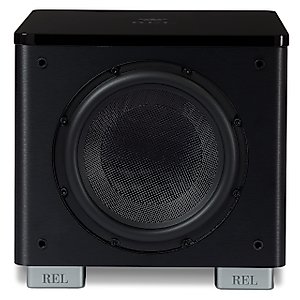 REL Acoustics HT/1003 MKII Subwoofer, HT-Air Wireless compatible, Line Grained Black Composite