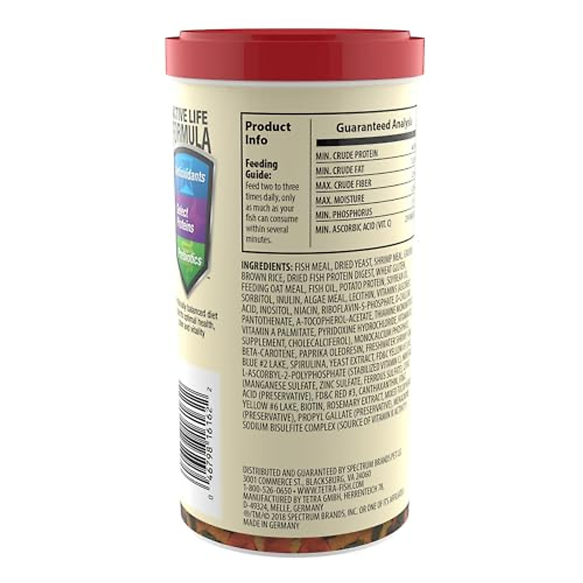 TetraColor Tropical Flakes, Color Boosting Fish Food, Nutritionally Balanced Diet for Tropical Fish, 7.06 oz (12 Pack)