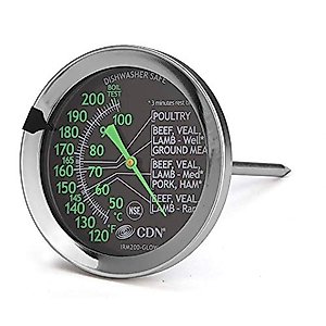 CDN IRM200-Glow ProAccurate Meat/Poultry Ovenproof Thermometer - Set of 2