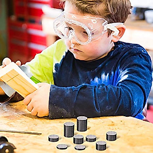 BBTO 2.125 oz. Tungsten Weights 3/8 Inch Incremental Cylinders Car Incremental Weights Compatible with Pinewood Car Derby Weights, 9 Pieces