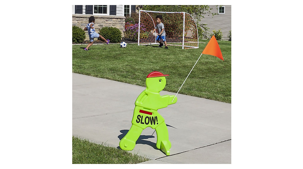 Step2 Kid Alert Visual Warning Sign - 32-Inch Safety Sign for Kids