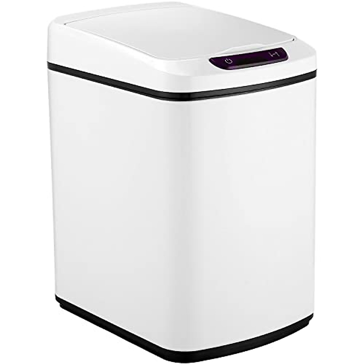 Hanover 12-Liter / 3.2-Gallon White 12 Liter / 3.2 Gallon Hands Free Garbage Bin, Fingerprint Resistant, Soft Close, Sensor Lid, 12L Trash Can 2