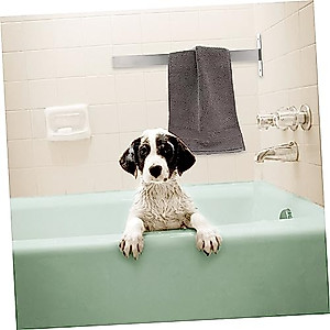 DOITOOL 3 Sets Stainless Steel Towel Mounted Towel Hanging Storage Holder Bathroom Towel Bar Wall Mounted Clothing Rack Towel Hanger 304 Stainless Steel Shelf Tower