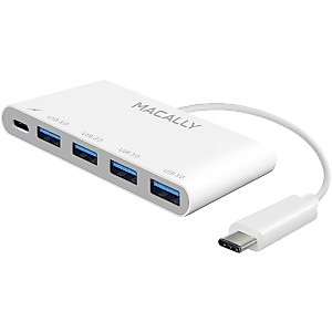 Macally UC3HUB4C USB-C 3.1 Hub 4 Ports + 1x USB-C 10cm Cable 18990