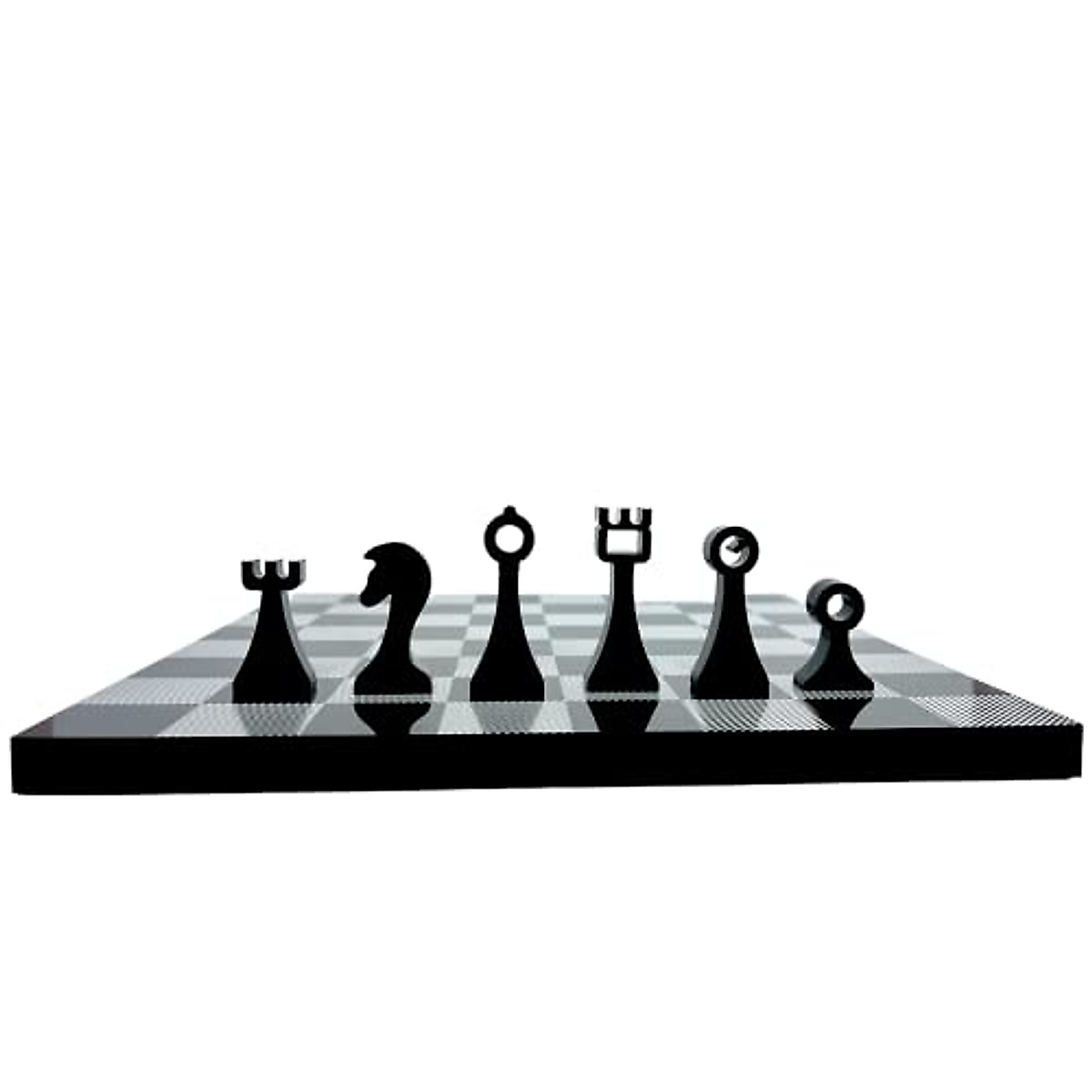 Portable Acrylic Chess Set with Storage - Travel Chess Set with Acrylic Board & Pieces