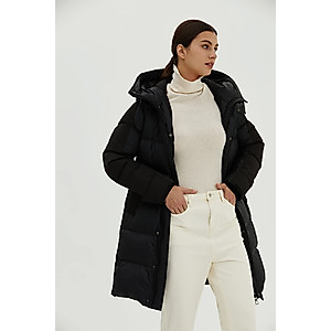 Fitouch Women's York Down Coat | Winter 700+ Fill Power Puffer | Long Warm Parka | Thick Down Jacket