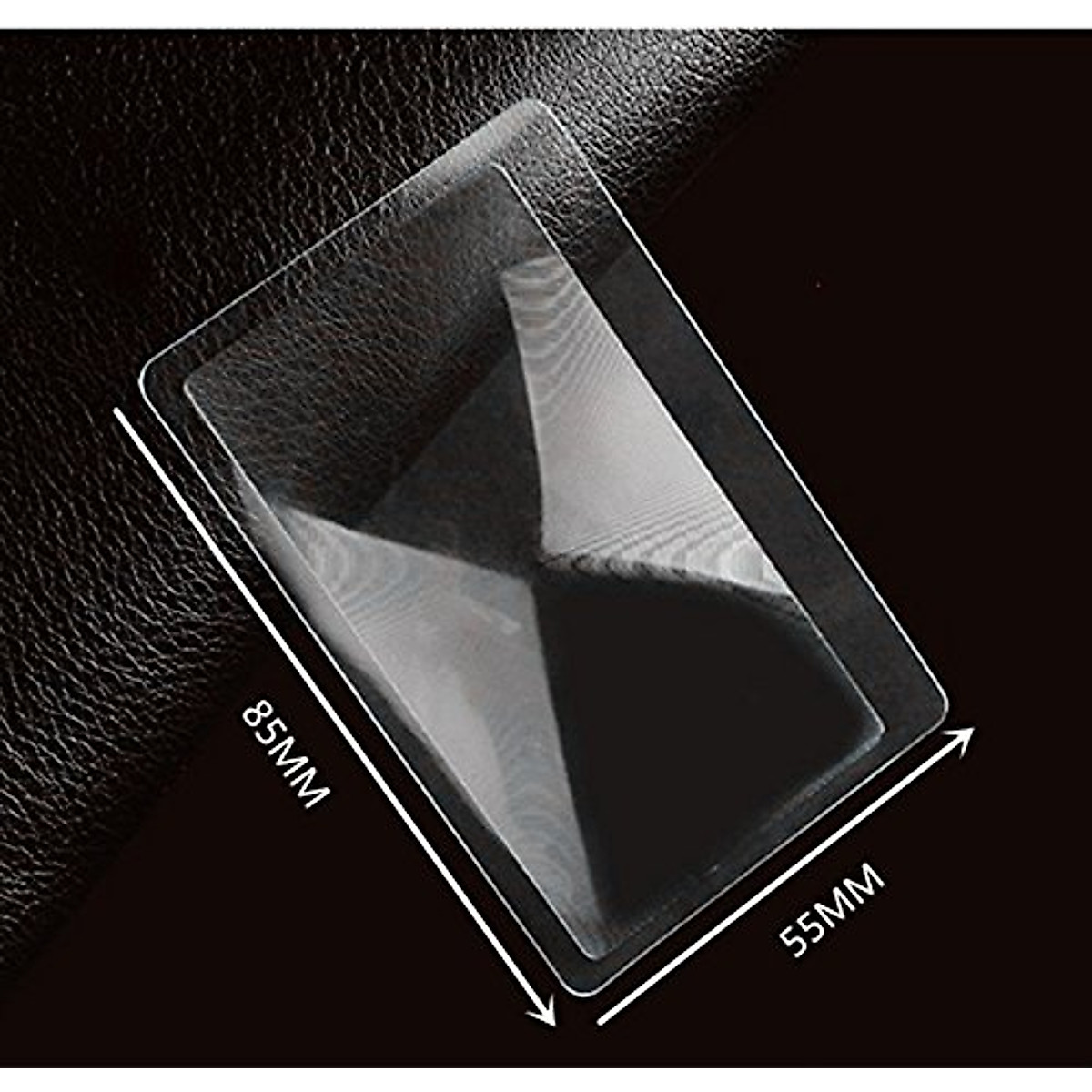 Yueton Pack of 10 Credit Card Sized Magnifying Lenses, Wallet Magnifiers 3X Lenses