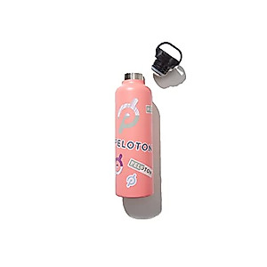 Peloton 25oz Stainless Steel Sticker Bottle, Orange