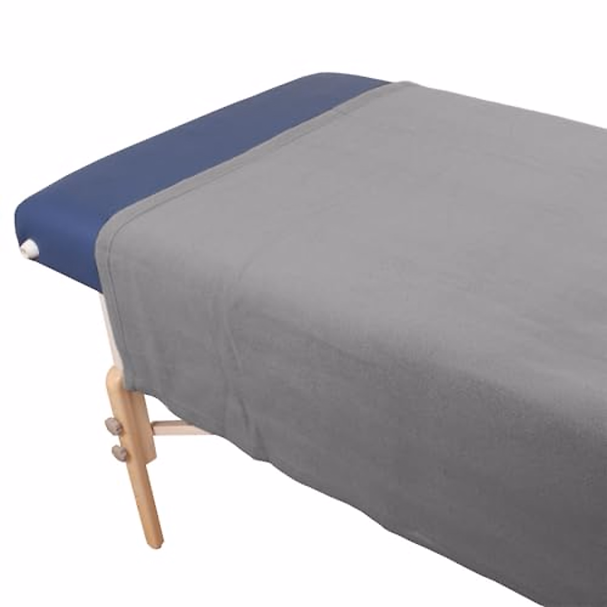 Body Linen Gentility™ Polar Fleece Massage Table Blanket, Warm, Cozy and Plush Spa Blankets. Create That Perfect Atmosphere. 54 x 80 inches, 100% Polyester - Bluish Grey