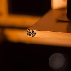 GTHER 12PCS Vintage Decorative Box Edge Corner Cover Guard Protector with Screws for Wooden Jewelry Box Case Photo Frame Chest Trunk Table Cabinet Furniture