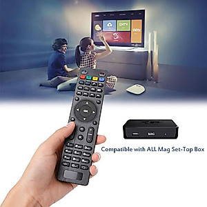 Amiroko Original Replacement Remote Control for MAG250 MAG254 MAG255 / 256/257 / 260/275 / 349/350 / 351/352 IPTV Set Top Box OTT Tv Box