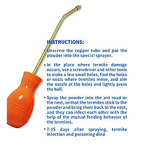 Bulb Duster Powder Duster Sprayer Garden Powder Applicator Dispenser with Long Copper Tube for Organic Gardening Agricultural Supplies and Control