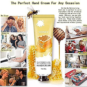 QUNGCO 10 Pack Hand Cream Gift Set Hand Lotion for Dry Cracked Hands,Natural Hand Care Moisturizing Lotion Travel Size Hand Lotion For Body & Dry Skin,Small Hand Lotion Bulk Gifts for Women