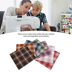 Plaid Fabric, Plaid Quilting Fabric Cotton Fabric Plaid Buffalo Check Fabric Precut Scraps for Christmas DIY Craft Sewing Quilting