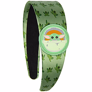 Bioworld Star Wars The Mandalorian Grogu And Frogs Baby Yoda Headband for Women And Girls'