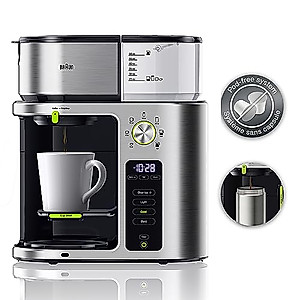 Braun KF9079SI Multiserve Coffee Maker, Stainless Steel