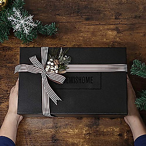 BEWISHOME Watch Box for Men Luxury Watch Organizer Faux Leather Watch Case with Jewelry Drawer, Real Glass Top, Metal Hinge, Brown SSH12Z