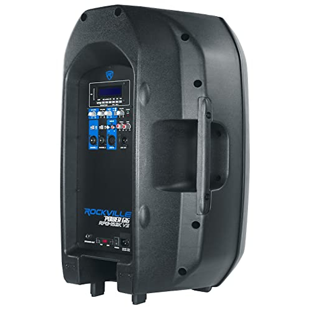 Rockville RPG152K Dual 15" Powered Speakers, Bluetooth+Mic+ Stands+Cables