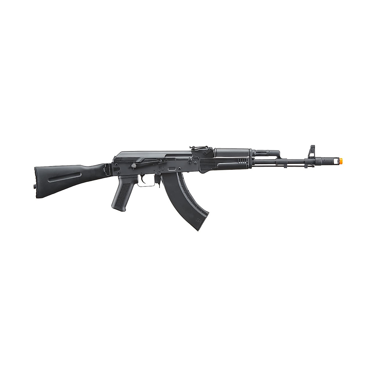 Licensed Lancer Tactical x Kalashnikov KR-103 USA SBR Airsoft AK74 AEG Rifle with Folding Stock - Includes Airsoft Speed Loader (Black)