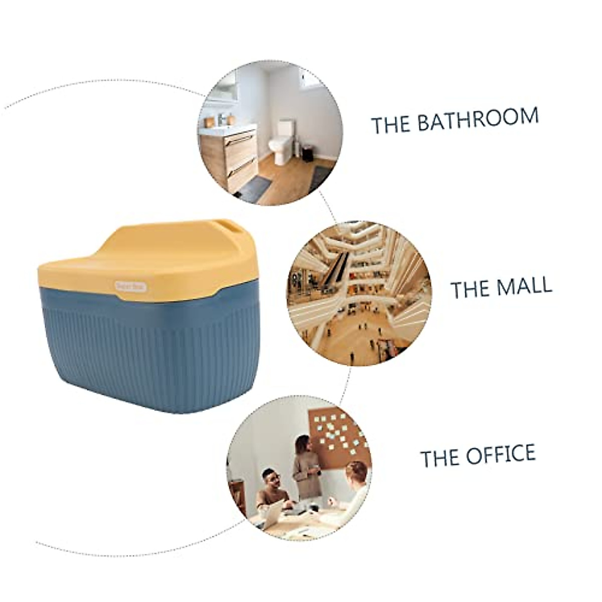 DOITOOL 2 Pcs Roll Toilet Tissue Box Wall Mount Paper Towel Holders Commercial Paper Towels Folding Toilet Napkin Dispensing Box Wall Mount Tissue Dispenser Commodity Wipes Storage Rack