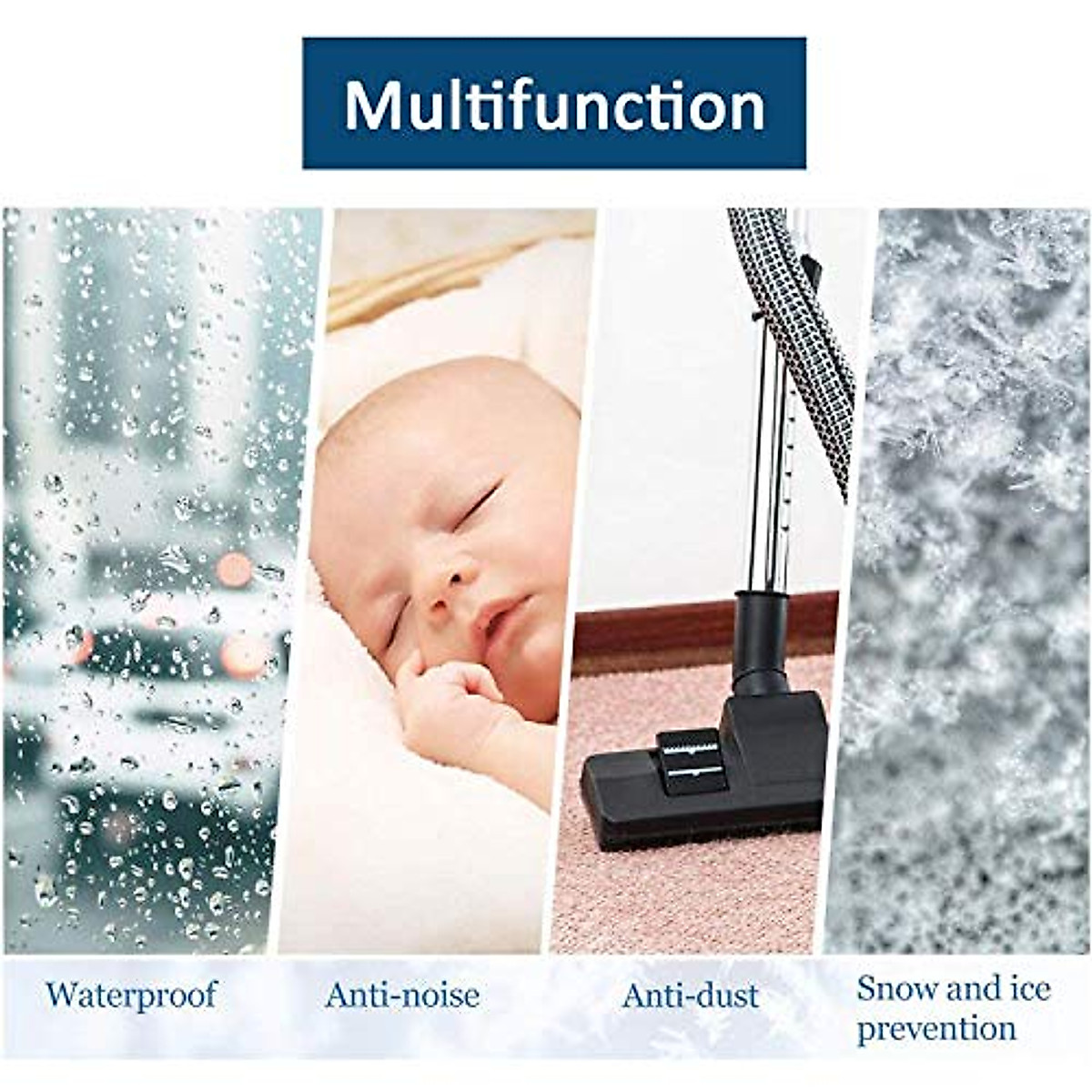 HANFINEE 35MM Door Seal Strip 10M/33ft Door Strip Bottom Weatherproof Soundproof Self-Adhesive Silicone Weather Stripping for Doors and Windows Gaps