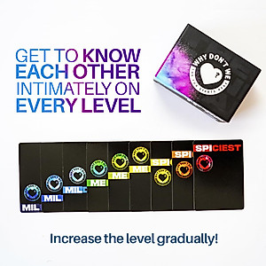 Spice IT UP by Why Don’t We. Spicy Couples Games for Adults with 150 Cards with Conversations, Spicy Dares & More - Best Date Night Games for Couples - Romantic Adult Couple Games