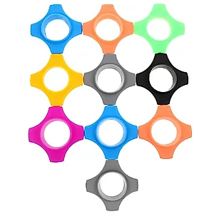 MILISTEN Accessories 10pcs Silicone Ring Handheld Micr Protrotection Holder KTV Rolling Ring Mic Sleeve Holder (Random Color) Mic Case