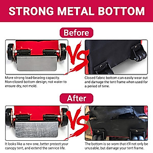 ShiningShow Heavy Duty Canopy Bag Replacement for 10x20 Pop Up Canopy Tent, Portable Canopy Bag with Wheels and Handles, Rolling Storage Bag