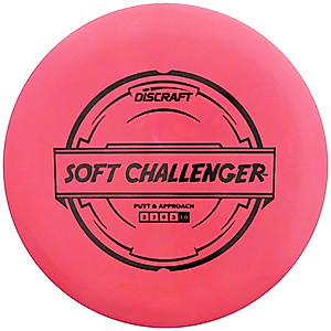 Discraft Putter Line Soft Challenger Putt and Approach Golf Disc [Colors May Vary] - 170-172g
